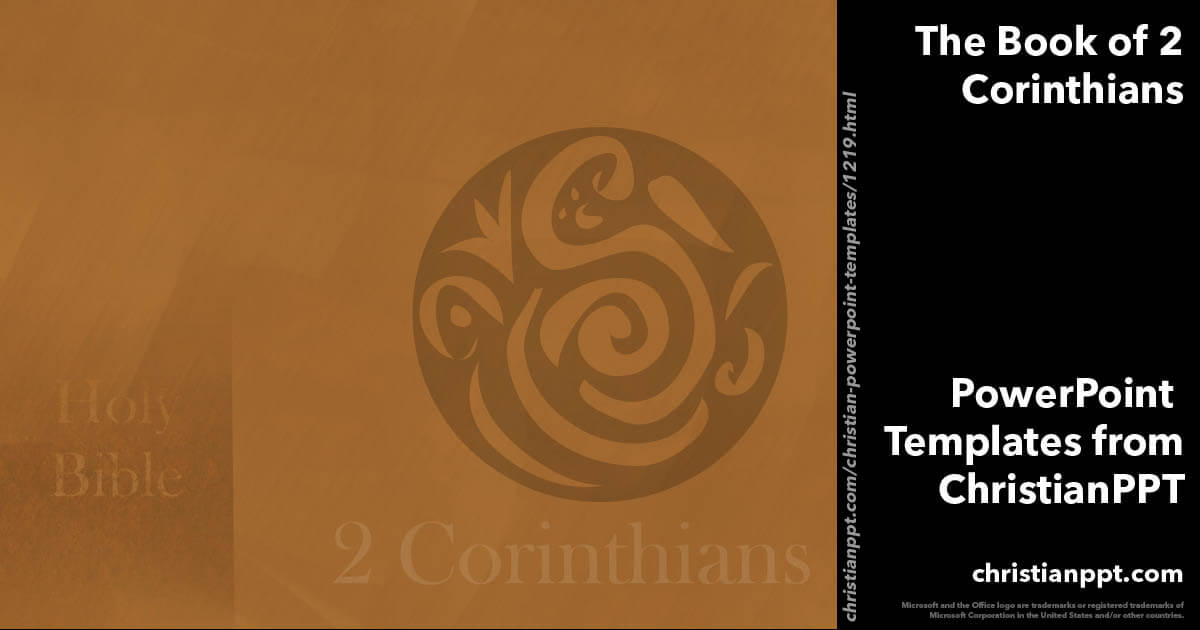 The Book of 2 Corinthians - Christian PowerPoint Templates
