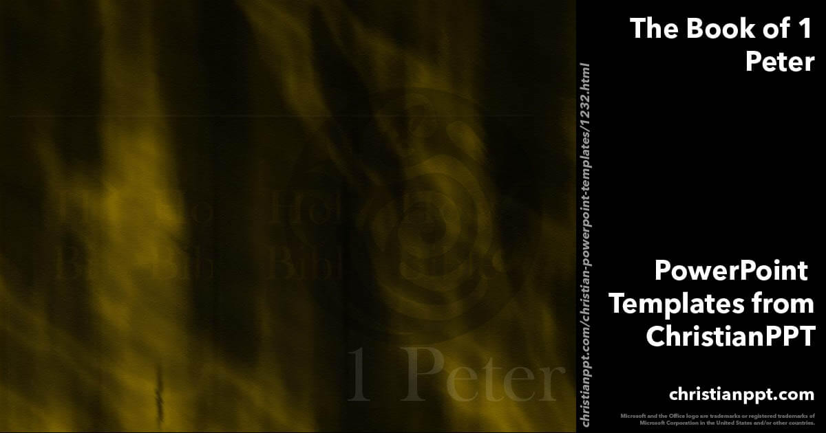 The Book of 1 Peter - Christian PowerPoint Templates