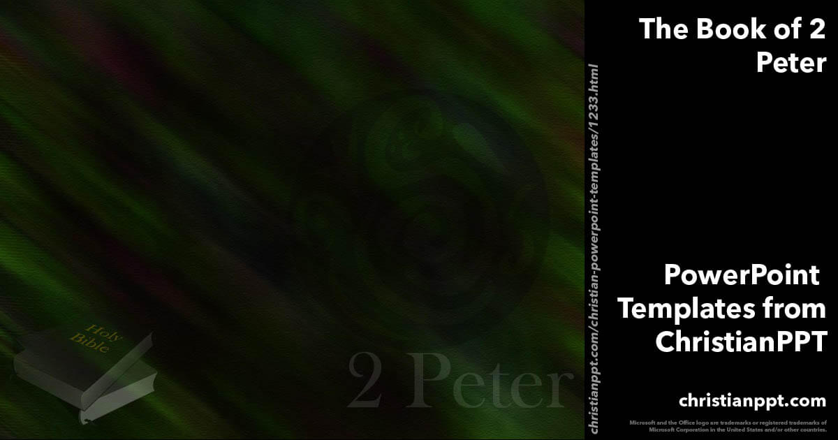 The Book of 2 Peter - Christian PowerPoint Templates