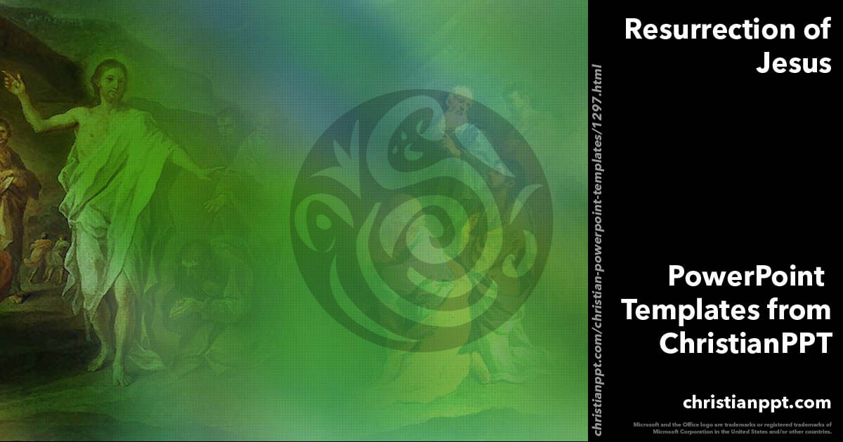 Resurrection of Jesus 02 - Christian PowerPoint Templates
