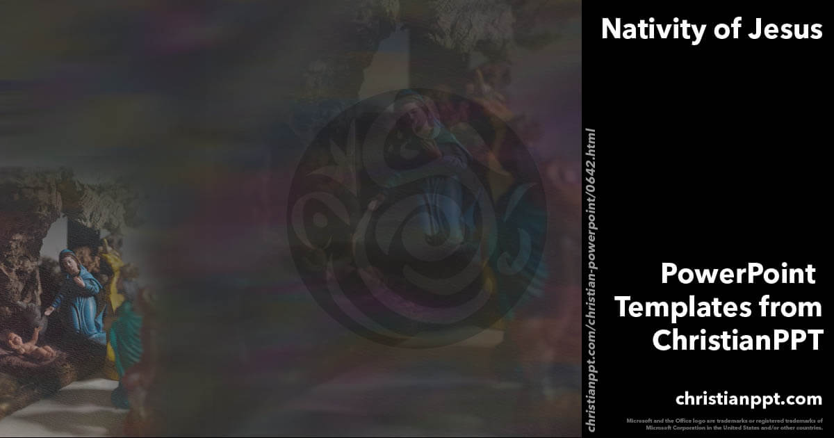 Nativity of Jesus 01 - Christian PowerPoint Templates