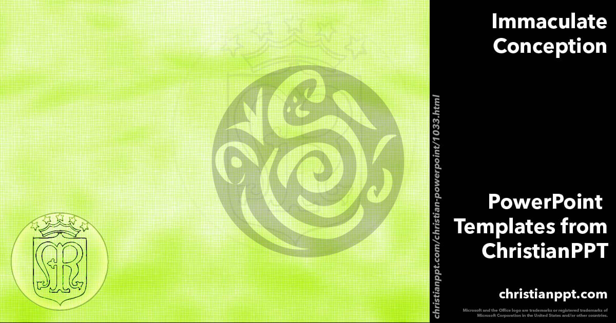 Immaculate Conception 01 - Christian PowerPoint Templates