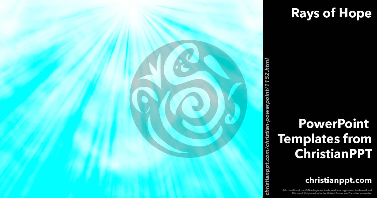 Rays of Hope 02 - Christian PowerPoint Templates