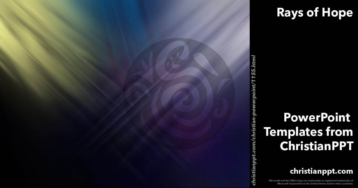 Rays of Hope 05 - Christian PowerPoint Templates