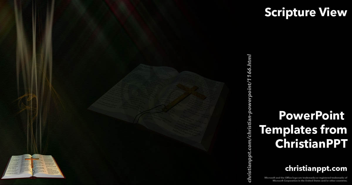 Scripture View 06 - Christian PowerPoint Templates