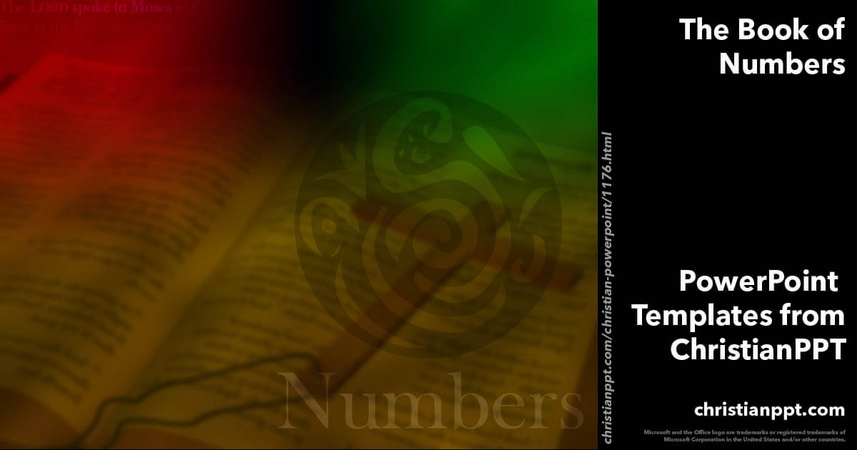 The Book of Numbers - Christian PowerPoint Templates