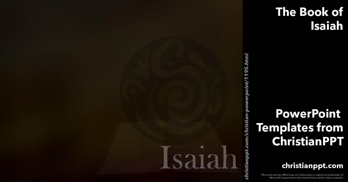 The Book of Isaiah - Christian PowerPoint Templates
