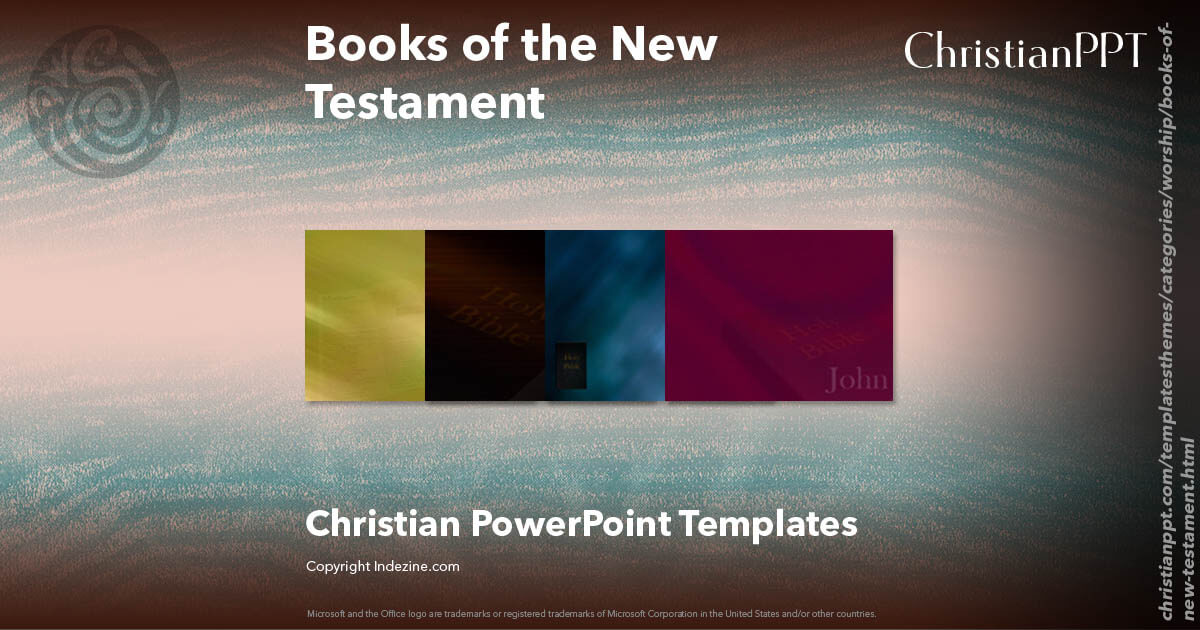 Books of the New Testament Christian PowerPoint Templates
