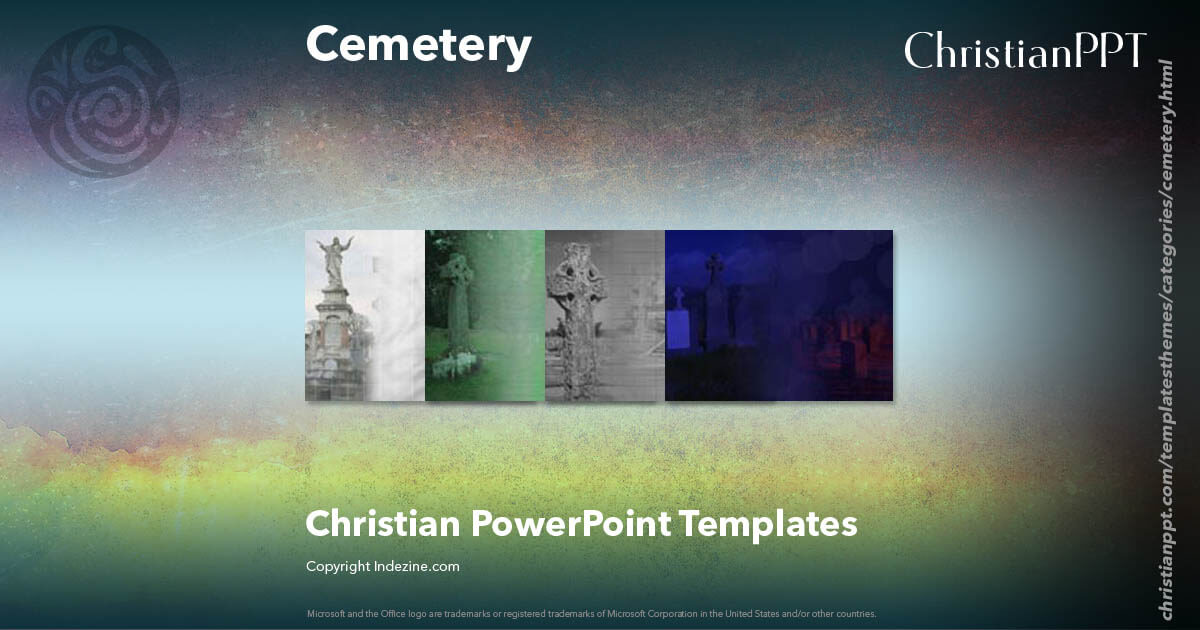 Cemetery Christian PowerPoint Templates