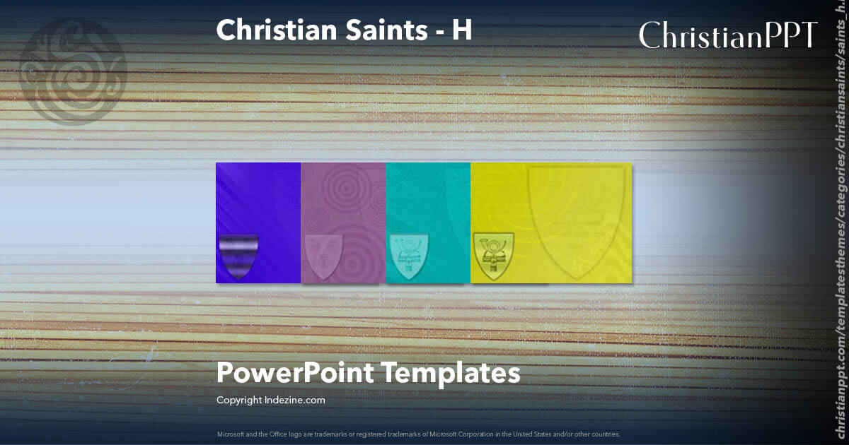 Christian Saints - H PowerPoint Templates