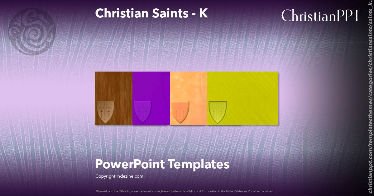 Christian Saints - K PowerPoint Templates
