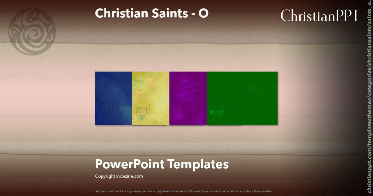Christian Saints - O PowerPoint Templates