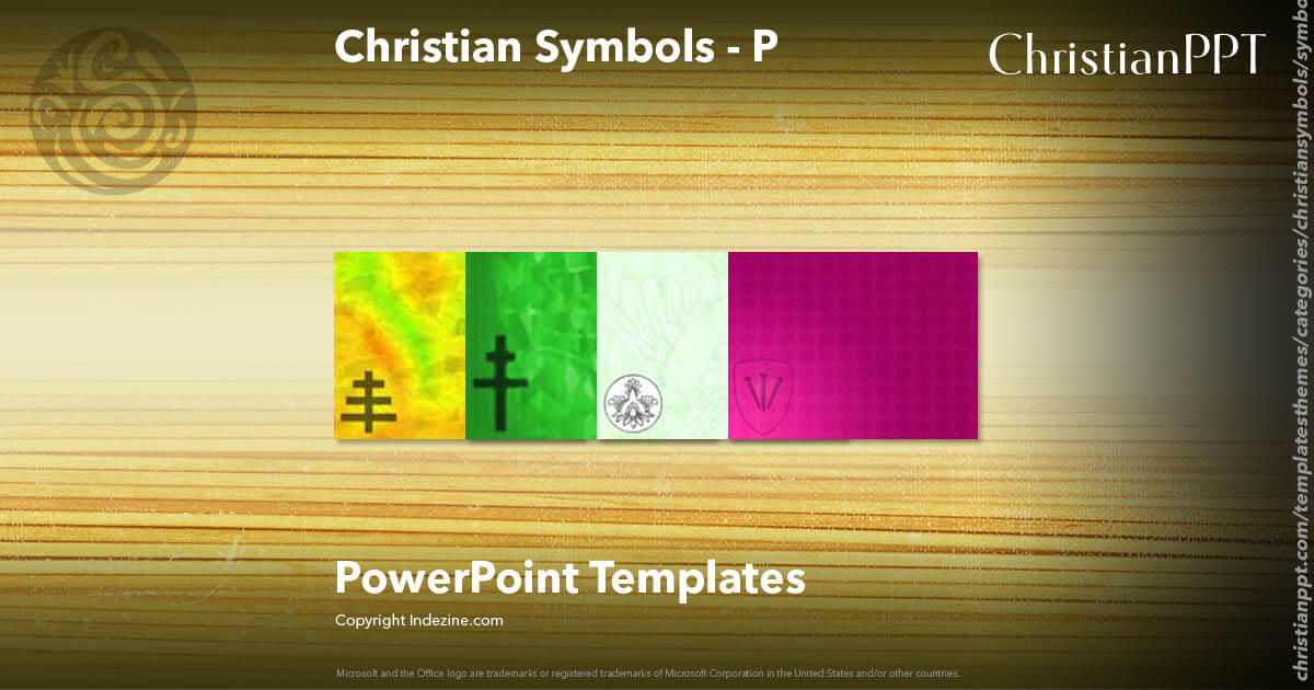 Christian Symbols - P PowerPoint Templates