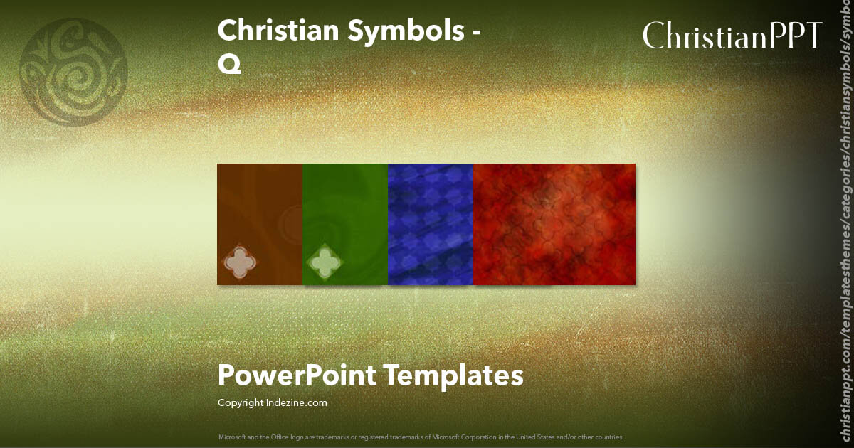 Christian Symbols - Q PowerPoint Templates