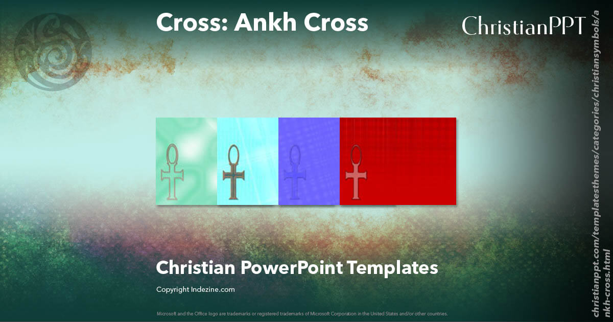 Cross: Ankh Cross Christian PowerPoint Templates