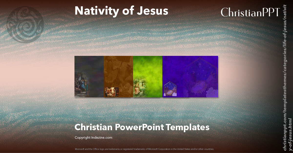 Nativity of Jesus Christian PowerPoint Templates