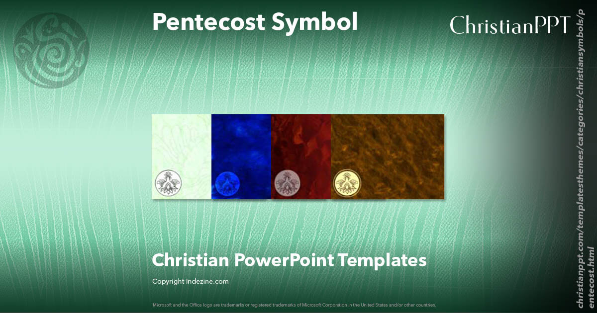 Pentecost Symbol Christian PowerPoint Templates