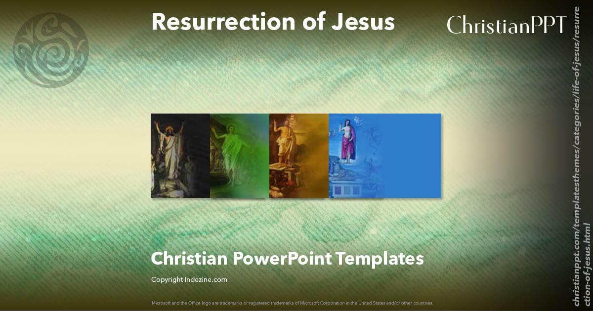 Resurrection of Jesus Christian PowerPoint Templates