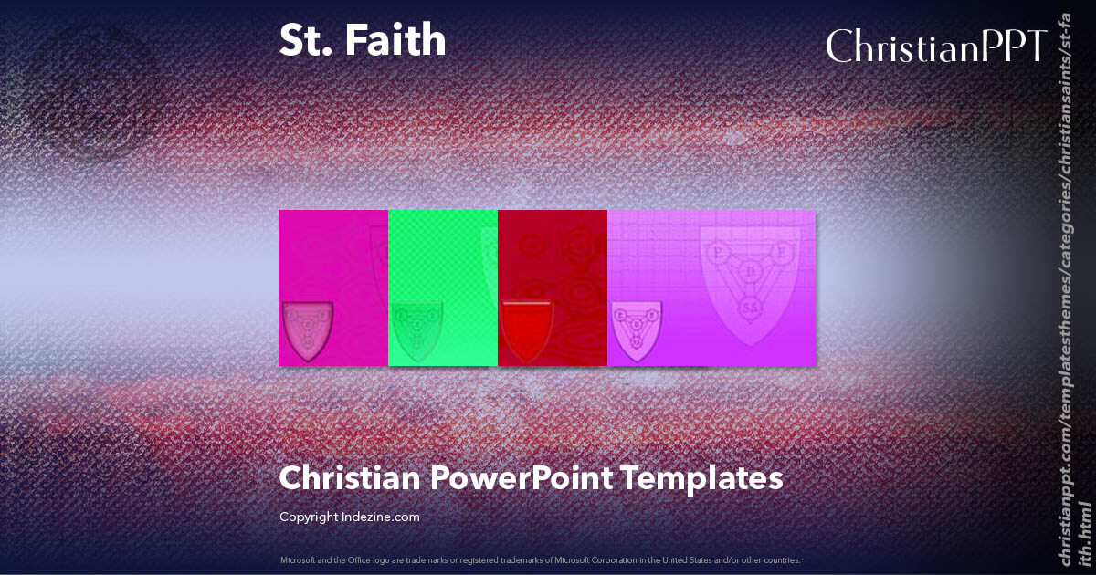 St. Faith Christian PowerPoint Templates