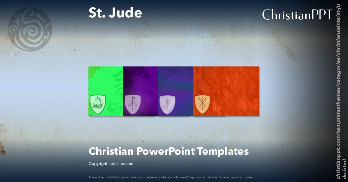 St. Jude Christian PowerPoint Templates