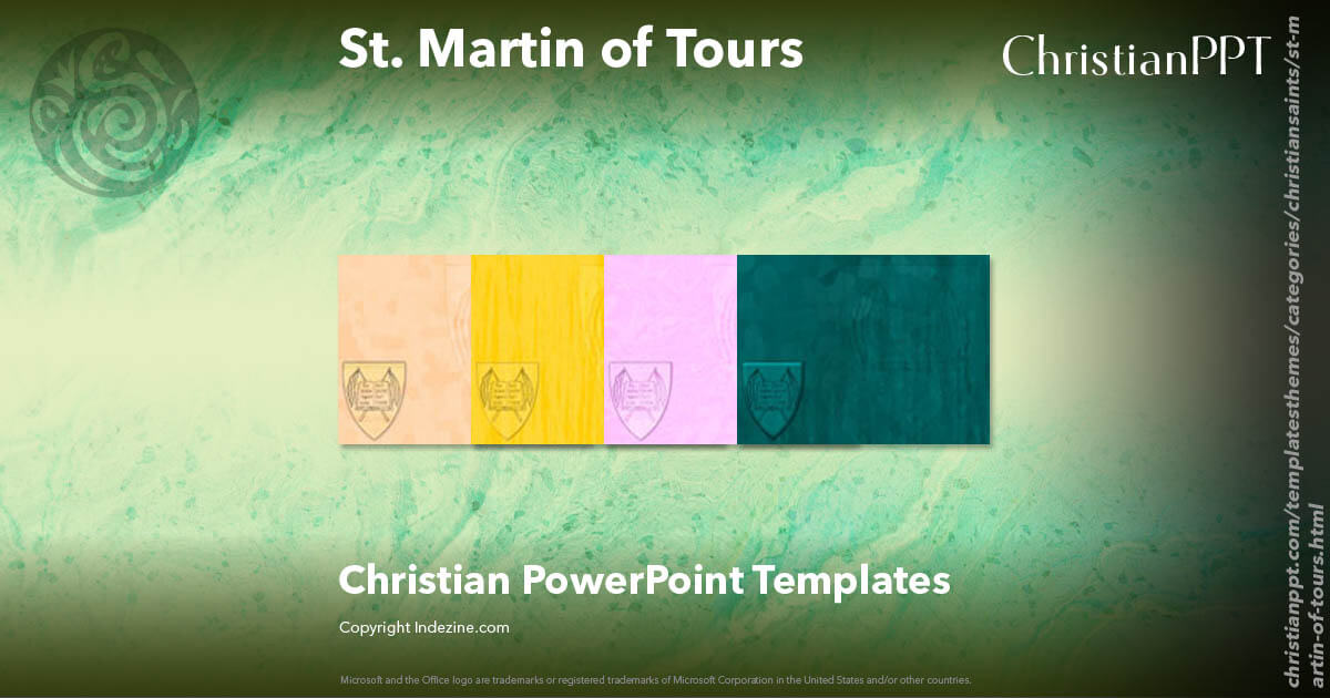 St. Martin of Tours Christian PowerPoint Templates