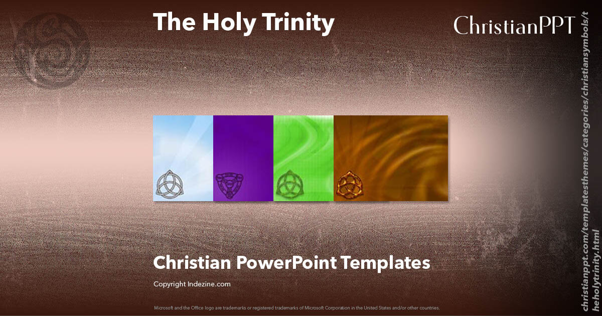 The Holy Trinity Christian PowerPoint Templates