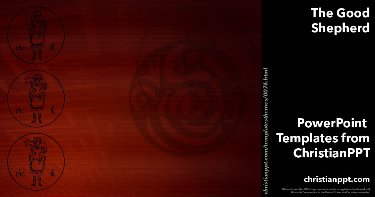 The Good Shepherd 01 - Christian PowerPoint Templates