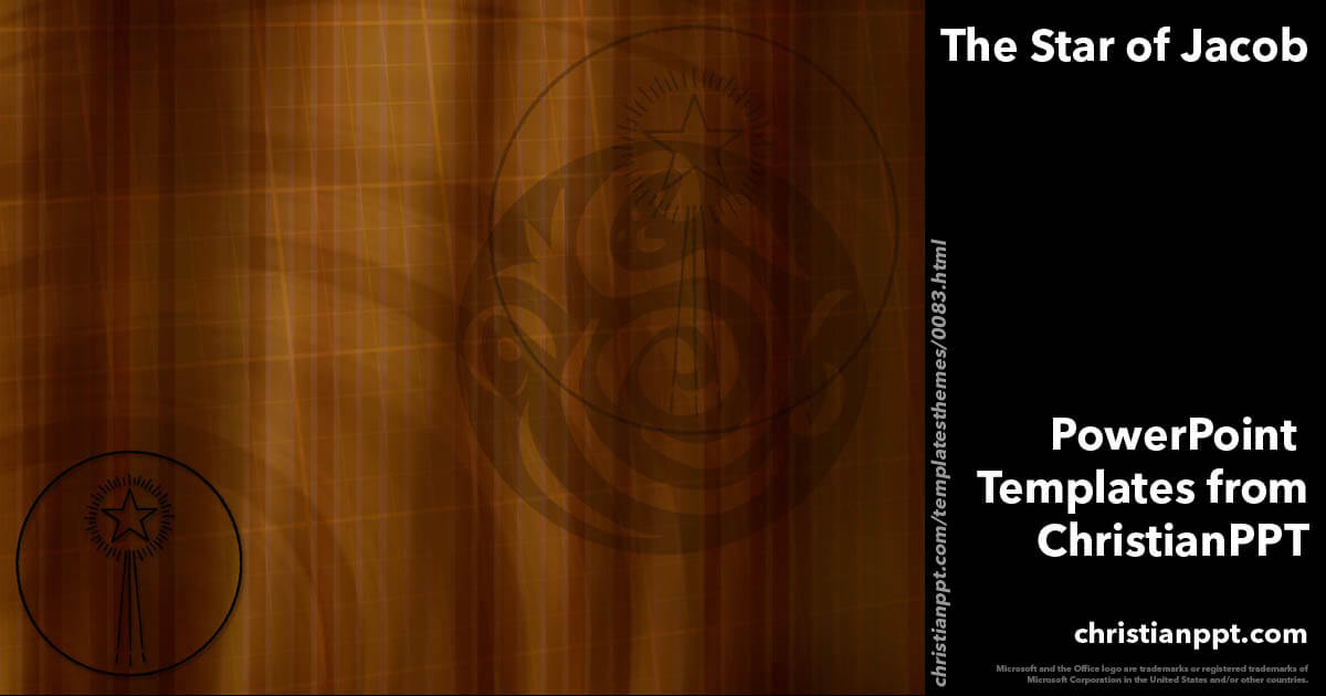 The Star of Jacob 01 - Christian PowerPoint Templates
