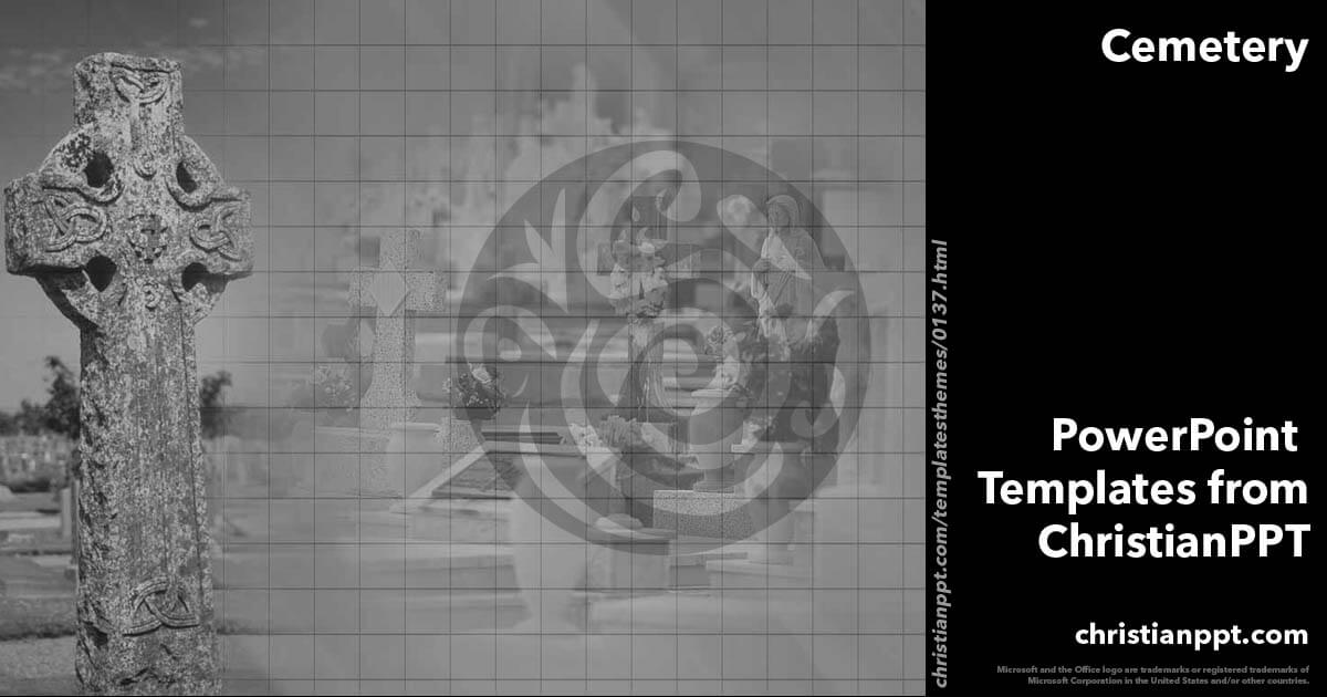 Cemetery 03 - Christian PowerPoint Templates
