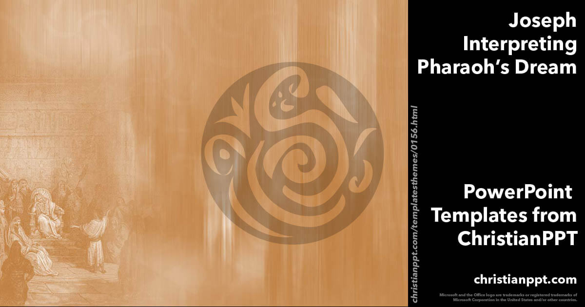 Joseph Interpreting Pharaoh's Dream - Christian PowerPoint Templates