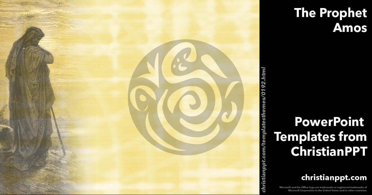 The Prophet Amos - Christian PowerPoint Templates