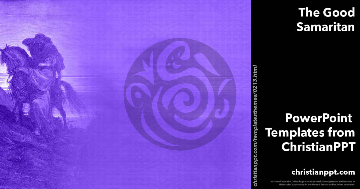 The Good Samaritan - Christian PowerPoint Templates