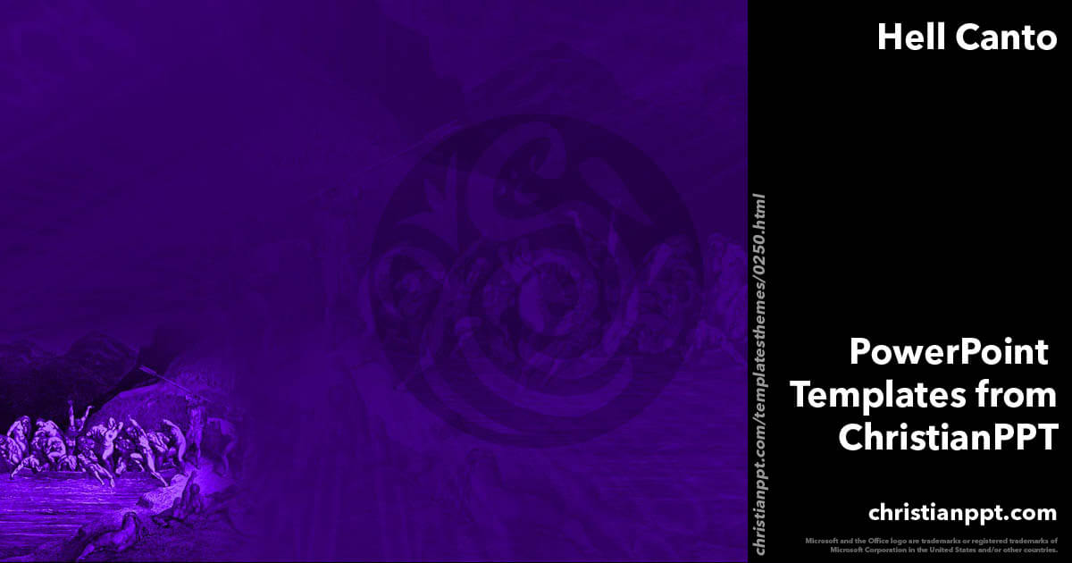 Hell Canto 3 C - Christian PowerPoint Templates