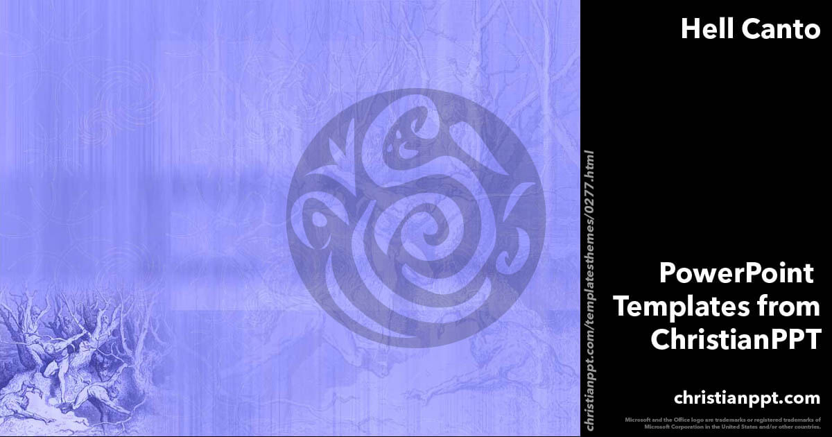 Hell Canto 13 C - Christian PowerPoint Templates