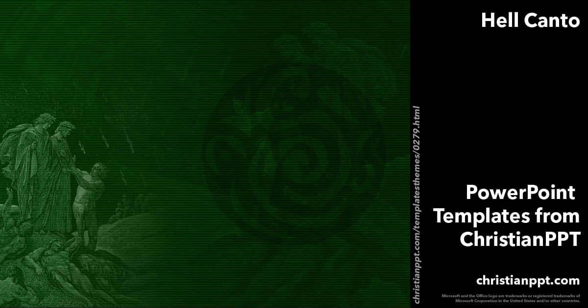 Hell Canto 15 A - Christian PowerPoint Templates