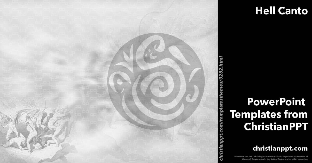 Hell Canto 18 A - Christian PowerPoint Templates