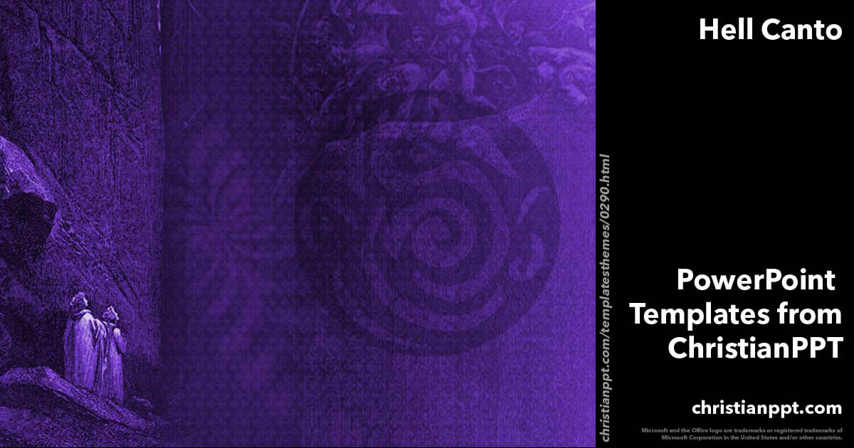 Hell Canto 23 A - Christian PowerPoint Templates