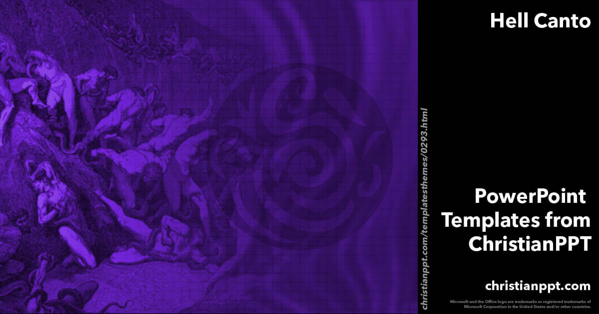 Hell Canto 24 A - Christian PowerPoint Templates