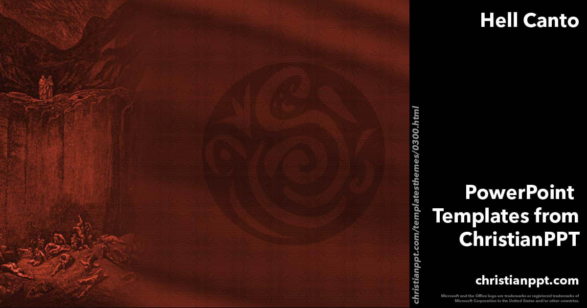 Hell Canto 29 B - Christian PowerPoint Templates