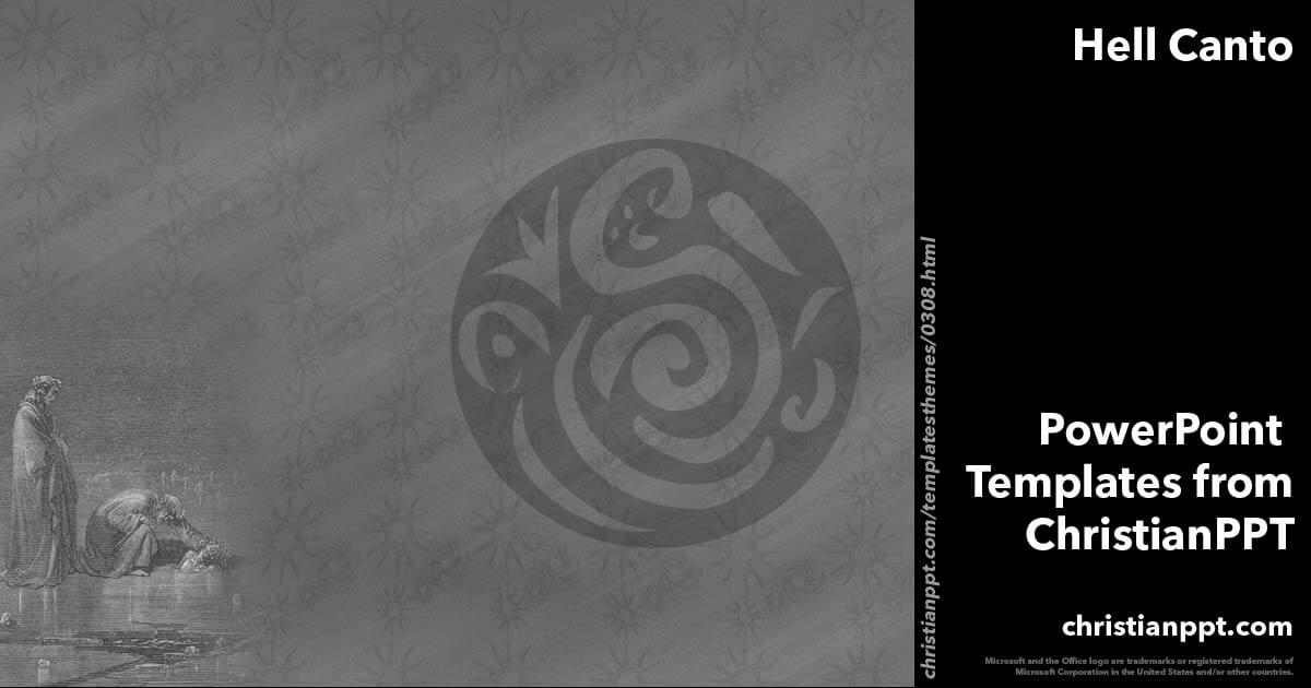 Hell Canto 32 B - Christian PowerPoint Templates