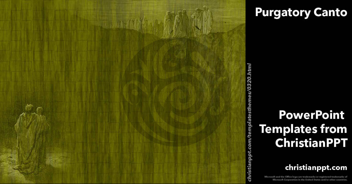 Purgatory Canto 3 A - Christian PowerPoint Templates