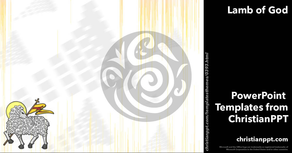 Lamb of God 01 - Christian PowerPoint Templates