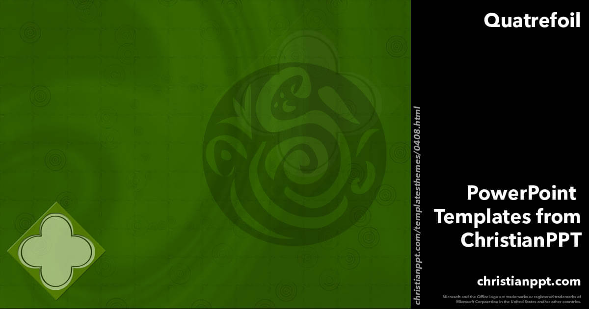 Quatrefoil 04 - Christian PowerPoint Templates