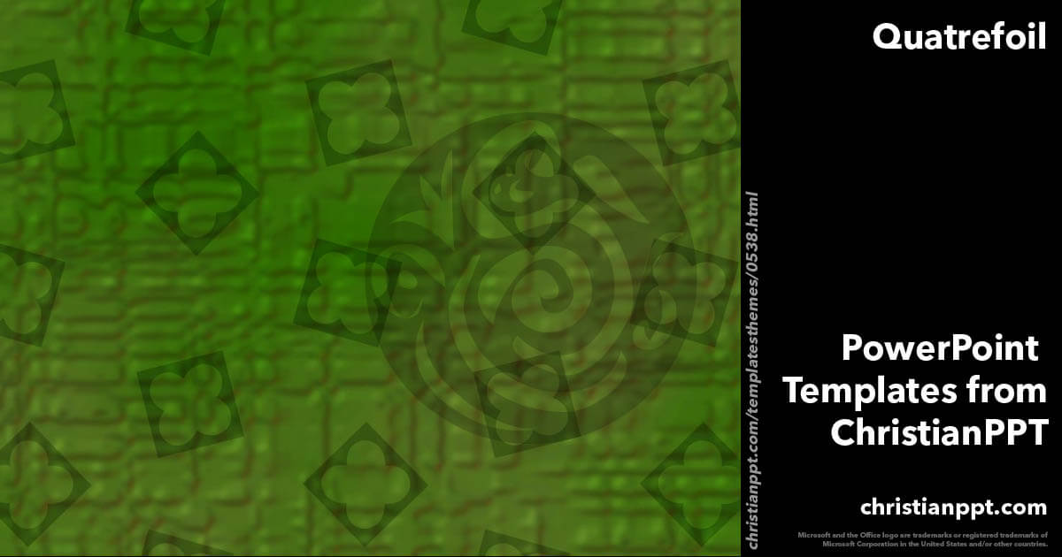 Quatrefoil 13 - Christian PowerPoint Templates